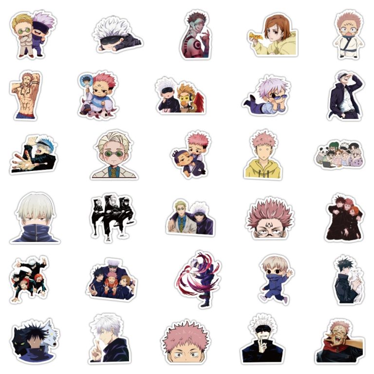 Jujutsu Kaisen Anime Chibi Stickers - Jujutsu Kaisen Store