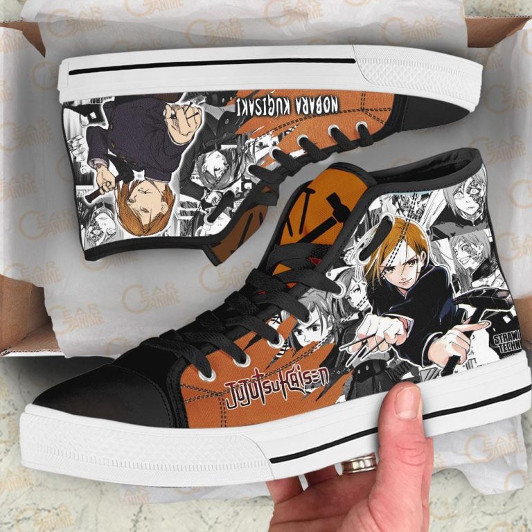 Nobara Kugisaki Jujutsu Kaisen High Top Shoes - Jujutsu Kaisen Store
