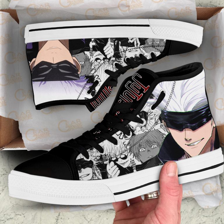Satoru Gojo Jujutsu Kaisen High Top Shoes - Jujutsu Kaisen Store