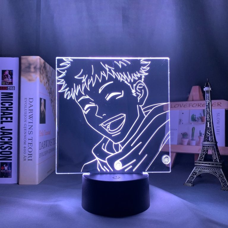 Jujutsu Kaisen Yuji Itadori Smiling Led Lamp - Jujutsu Kaisen Store