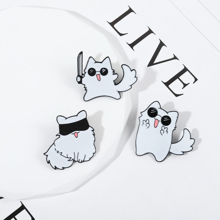 Gojo Satoru Cats Enamel Pin - Jujutsu Kaisen Store