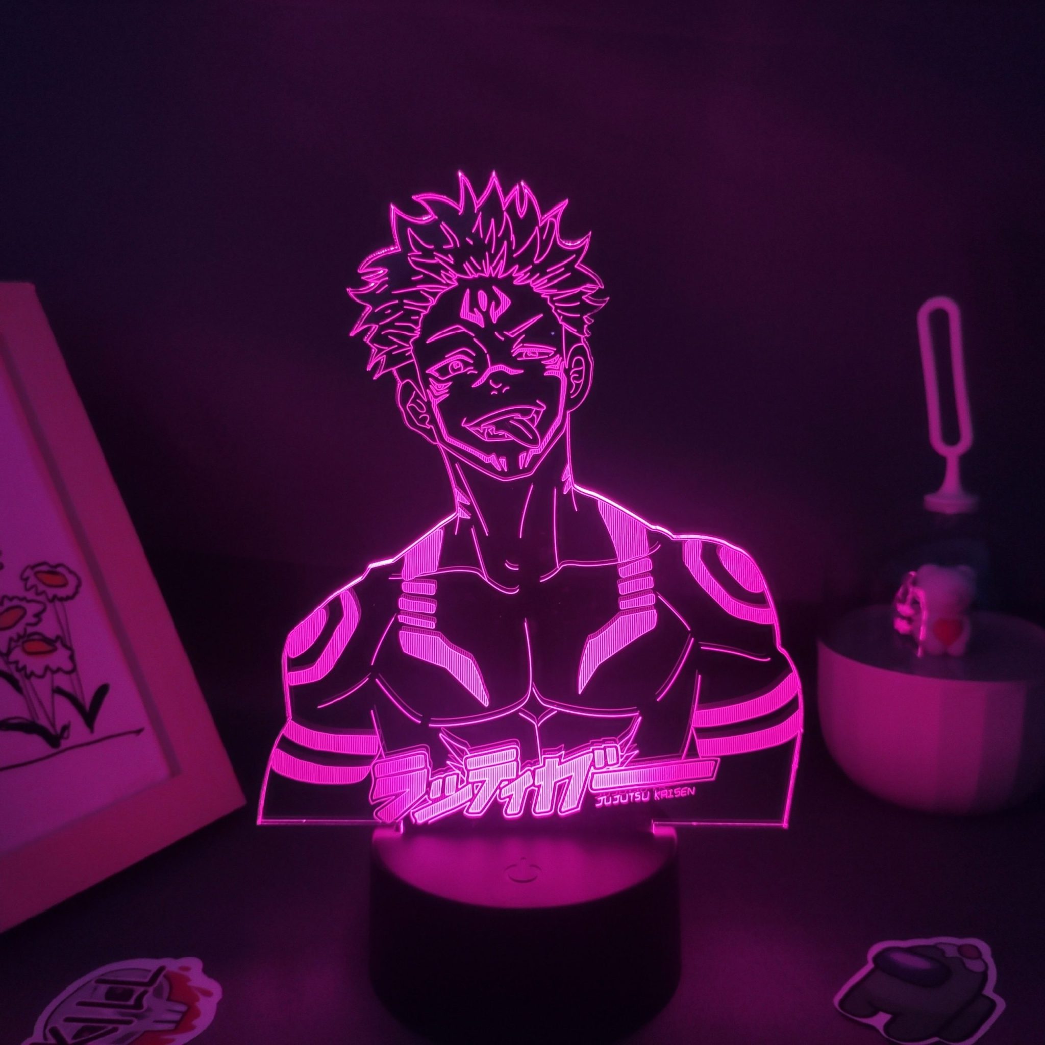 Jujutsu Kaisen Ryomen Sukuna 3D Led Lamp - Jujutsu Kaisen Store