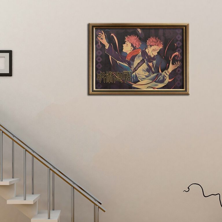 Itadori Yuji Jujutsu Kaisen Kraft Posters - Jujutsu Kaisen Store