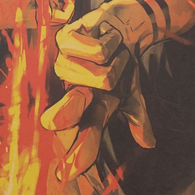 Jujutsu Kaisen Itadori Yuji Kraft Paper Posters - Jujutsu Kaisen Store