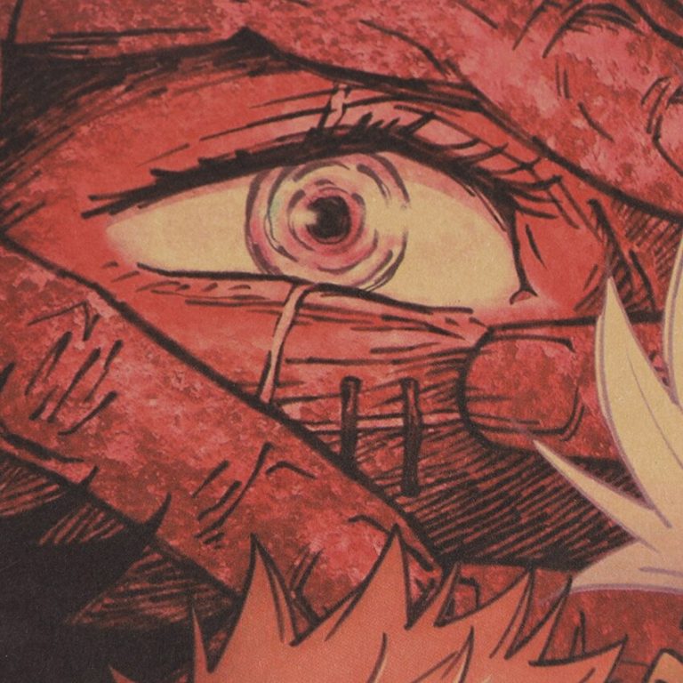 New Jujutsu Kaisen Retro Kraft Paper Poster - Jujutsu Kaisen Store