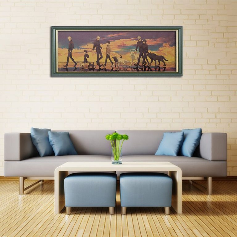 Jujutsu Kaisen Retro Kraft Paper Poster - Jujutsu Kaisen Store
