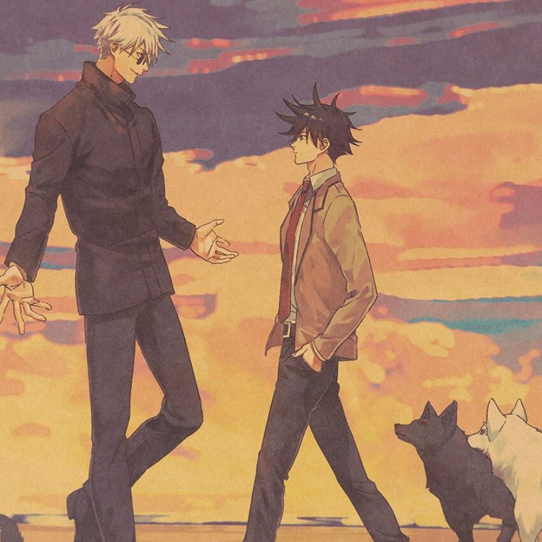 Jujutsu Kaisen Retro Kraft Paper Poster - Jujutsu Kaisen Store