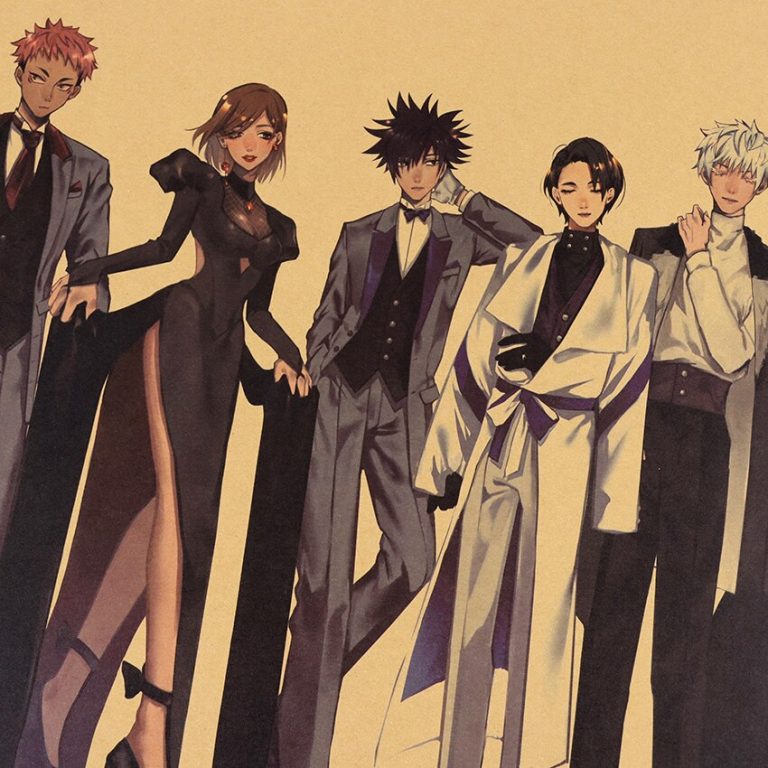 Jujutsu Kaisen Kraft Paper Posters - Jujutsu Kaisen Store