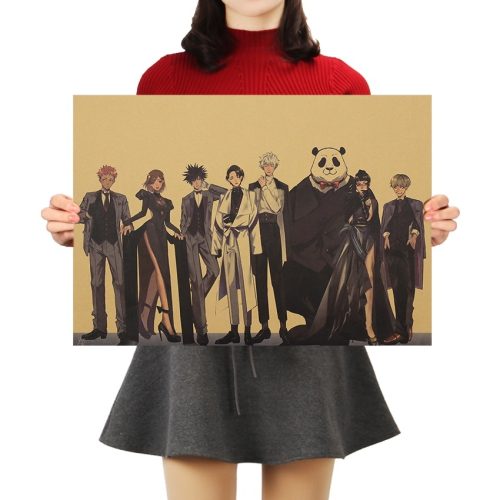 Jujutsu Kaisen Kraft Paper Posters - Jujutsu Kaisen Store