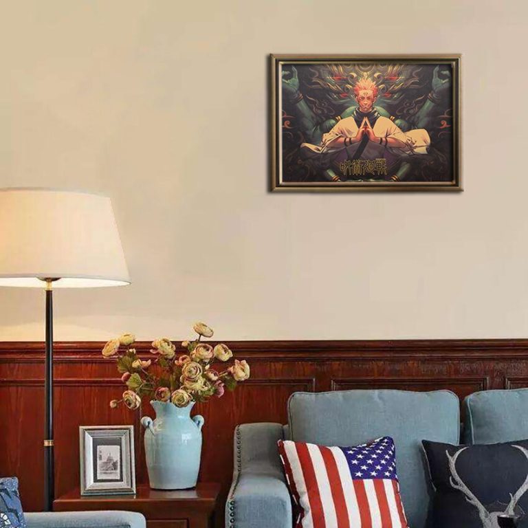 Jujutsu Ryomen Sukuna Kraft Paper Posters - Jujutsu Kaisen Store