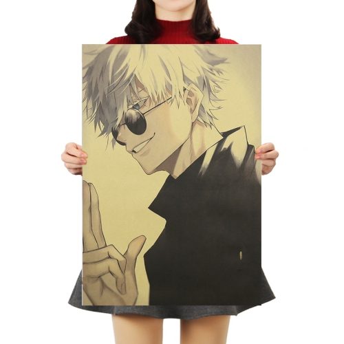 Gojo Satoru Jujutsu Kaisen Vintage Posters - Jujutsu Kaisen Store