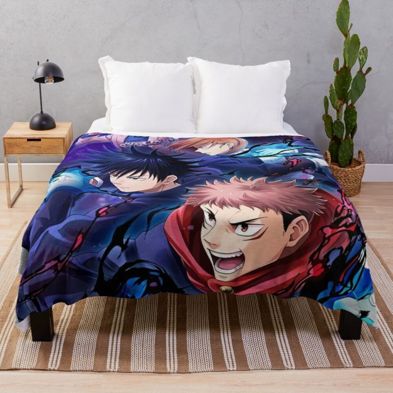 Jujutsu Kaisen Blue Team Jjk Throw Blanket - Jujutsu Kaisen Store