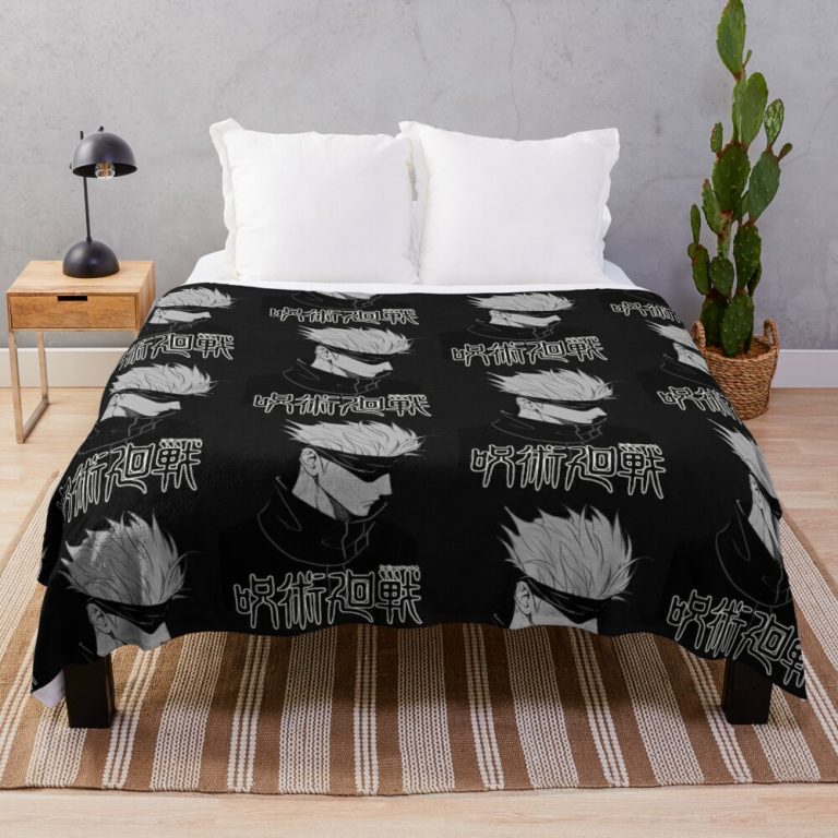 Gojo Satoru Jujutsu Kaisen Throw Blanket - Jujutsu Kaisen Store