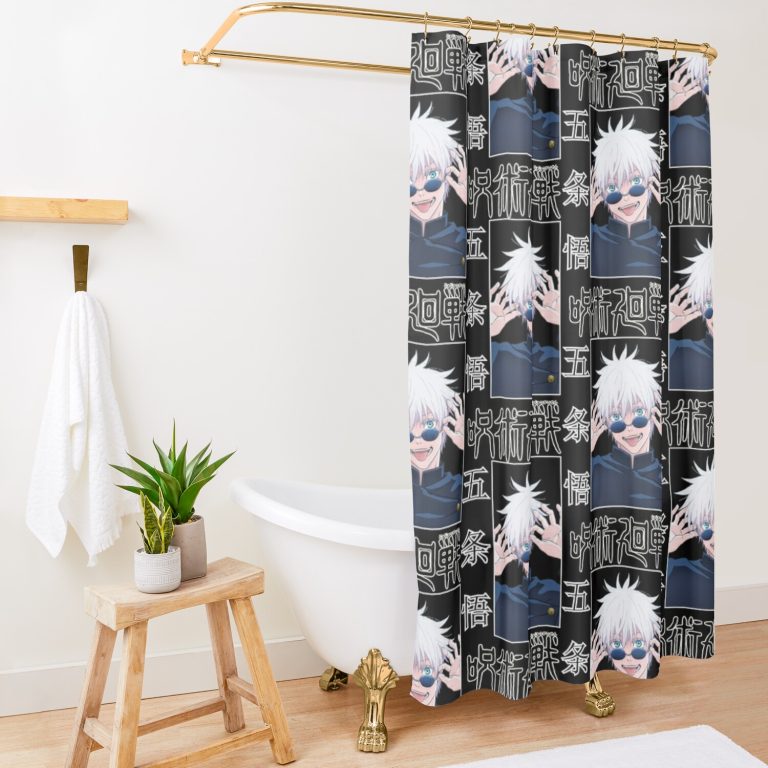 Gojo Satoru Jujutsu Kaisen Shower Curtain - Jujutsu Kaisen Store