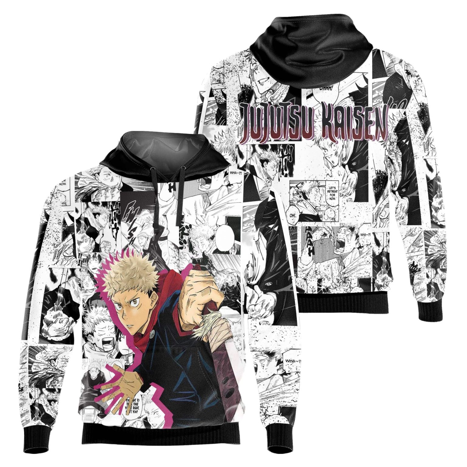 Jujutsu Kaisen Yuji Itadori Anime Hoodie - Jujutsu Kaisen Store