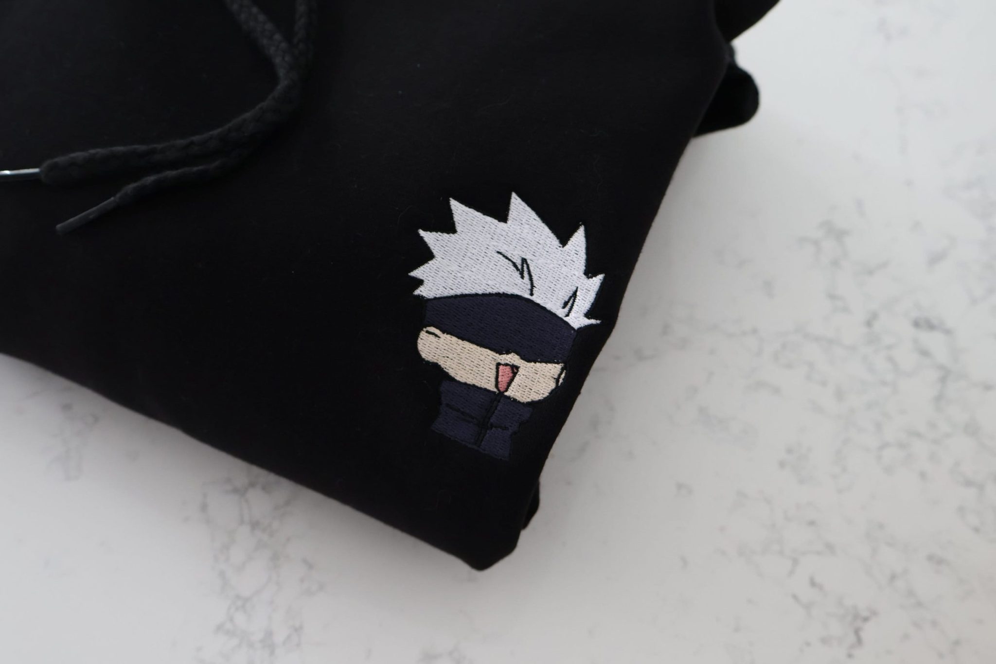 JJKS Cute Gojo Anime Embroidered Clothing - Jujutsu Kaisen Store