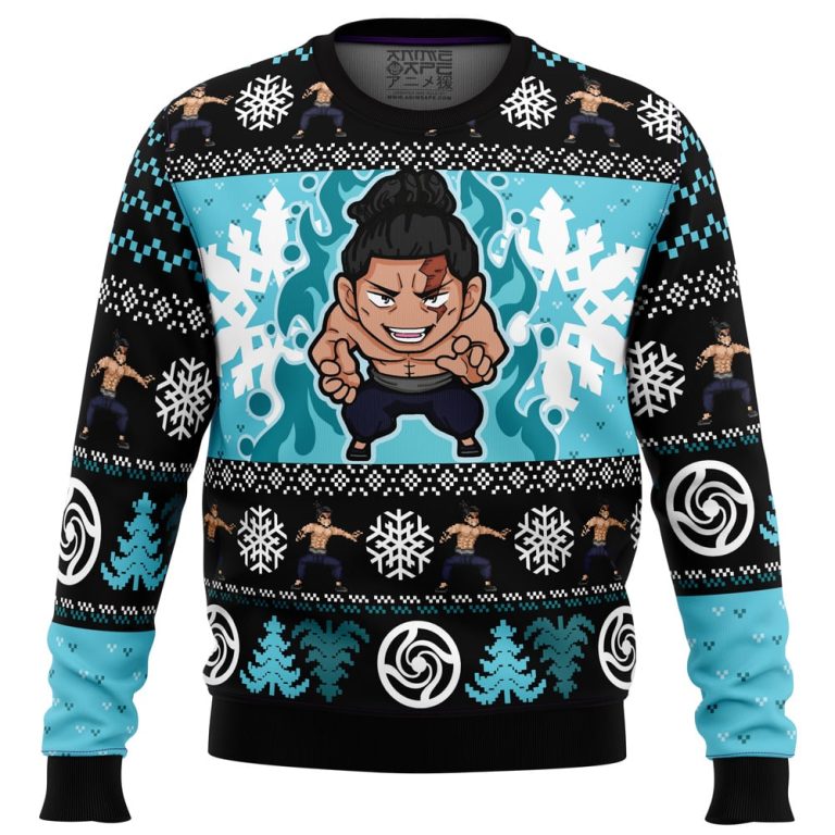 Chibi Aoi Todo Jujutsu Kaisen Ugly Christmas Sweater - Jujutsu Kaisen Store
